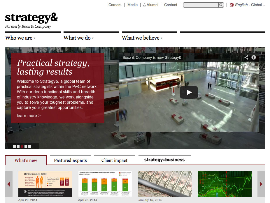 Strategy& for PWC – Christopher Laing